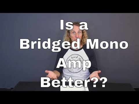 Advantages of Amplifier Bridged Mono Mode