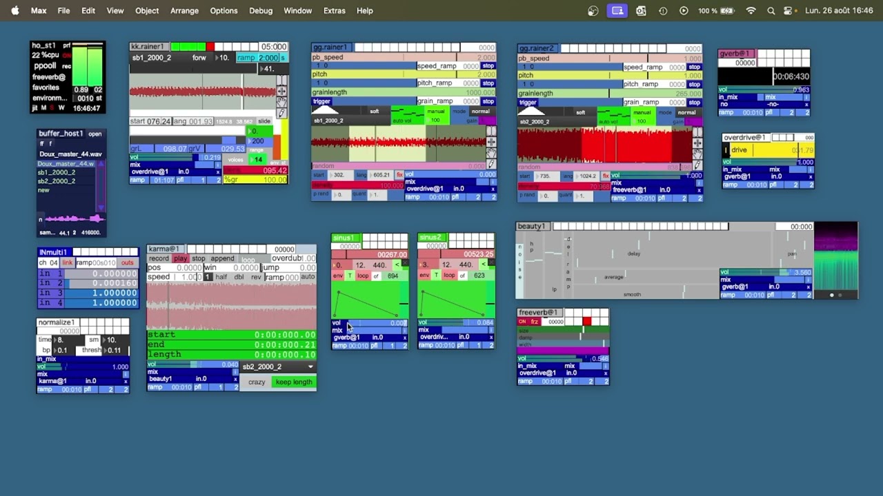 Ambient session n. 03 // PPOOLL (Max/Msp)