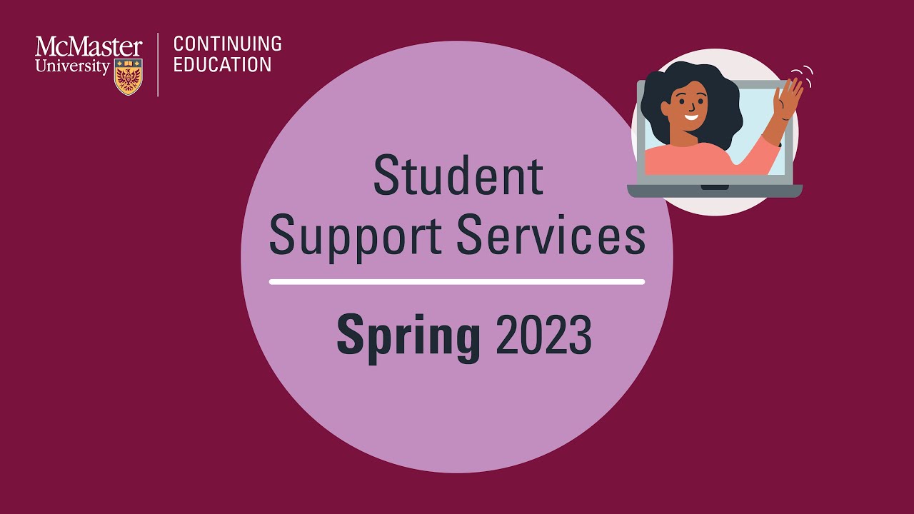 Support Services Webinar – Presented by McMaster Continuing Education