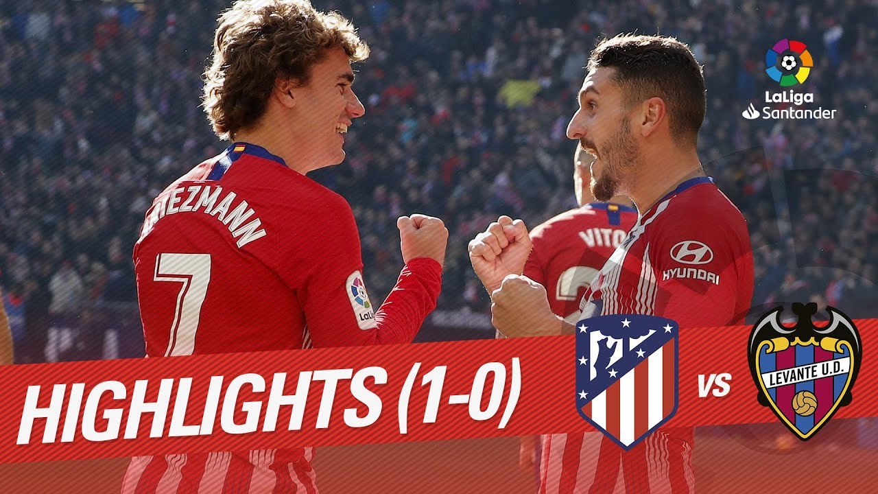 Highlights Atlético de Madrid vs Levante UD (1-0)