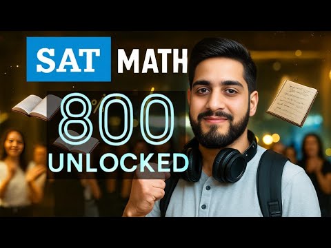 Learn how to score a Perfect 800 on SAT MATH in just 10 minutes