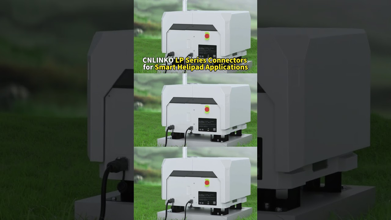 CNLINKO LP Series Connectors for Smart Helipad Application #connector #CNLINKO #machine