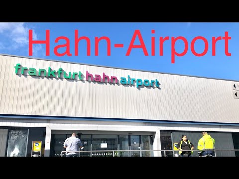 Frankfurt Hahn Airport - walking thorough - 2022 4k