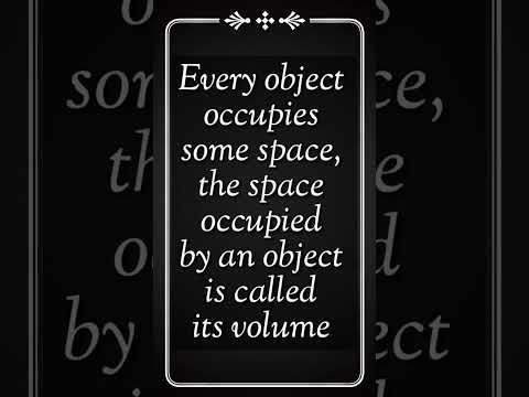 What is Volume? #mathematics #definitions
