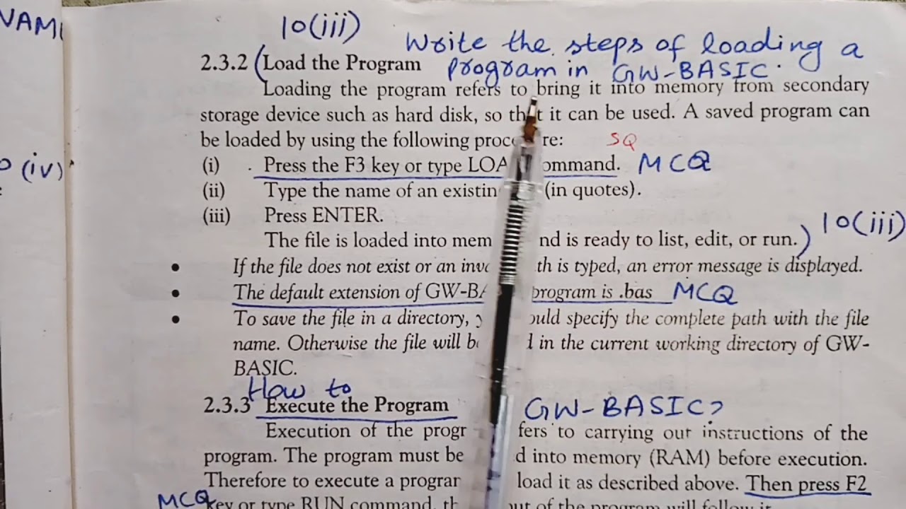 10 Computer Writing programs in GW-BASIC