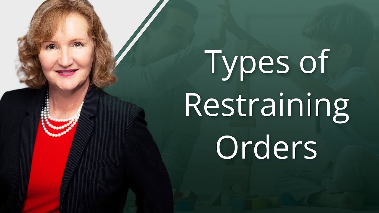 Types of Restraining Orders