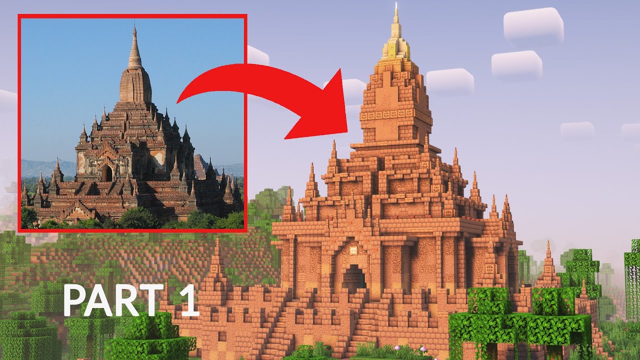 Minecraft - How to Build an Asian Temple [Tutorial] - Part 1 ...