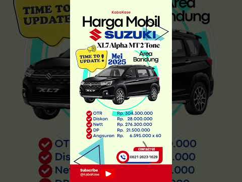 Harga Mobil Suzuki XL7 Alpha MT 2 Tone bulan Mei 2025 area Bandung #hargaxl7 #xl7