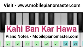 Kahi Ban Kar Hawa Piano|Ashiwini Bhardwaj|Latest Piano Tutorial|Mobile ...
