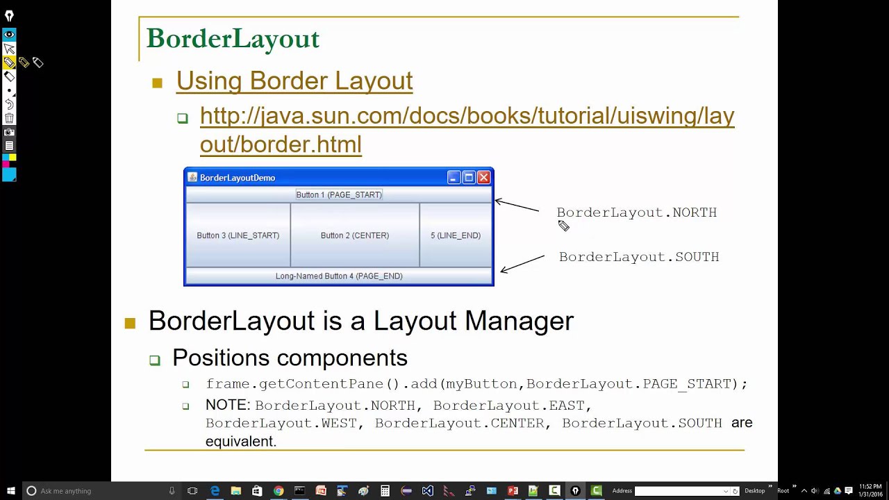 An introduction to Java Swing GUI Programming Video 3