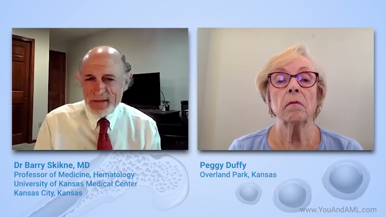 Peggy's story: How did you first cope with your diagnosis of AML?