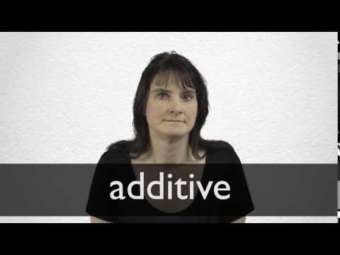 ADDITIVE - Meaning & Translations | Collins English Dictionary