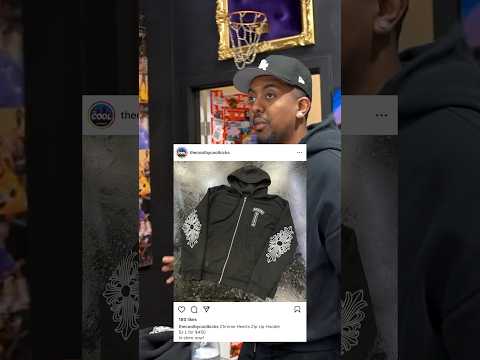 This Chrome Hearts hoodie sold out QUICK!