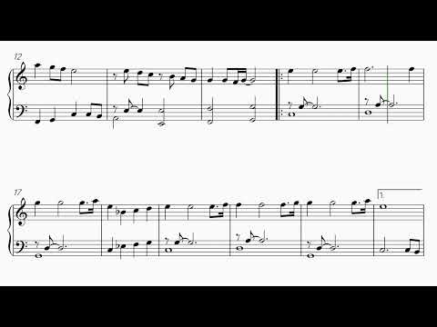 Ballade Pour Adeline  - Arranged for easy piano, with music sheet