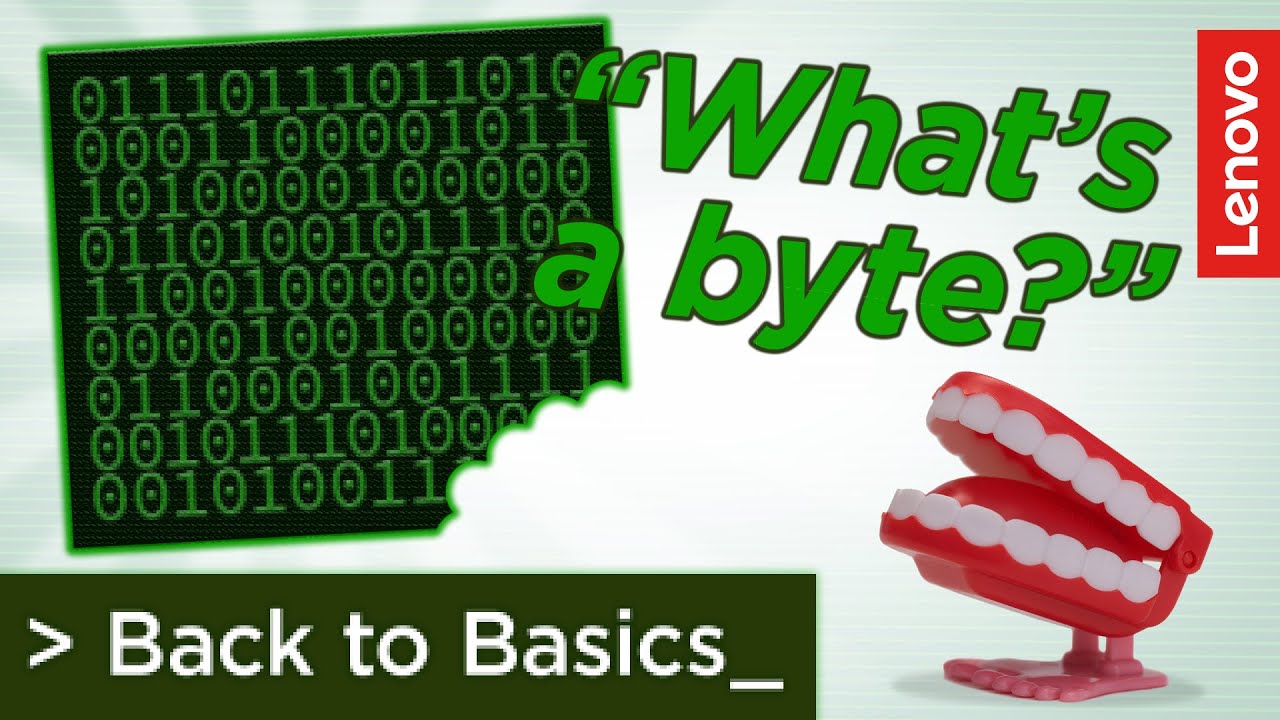 What is a byte? | Lenovo Back to Basics Episode 3: Units of Measurement in Computers
