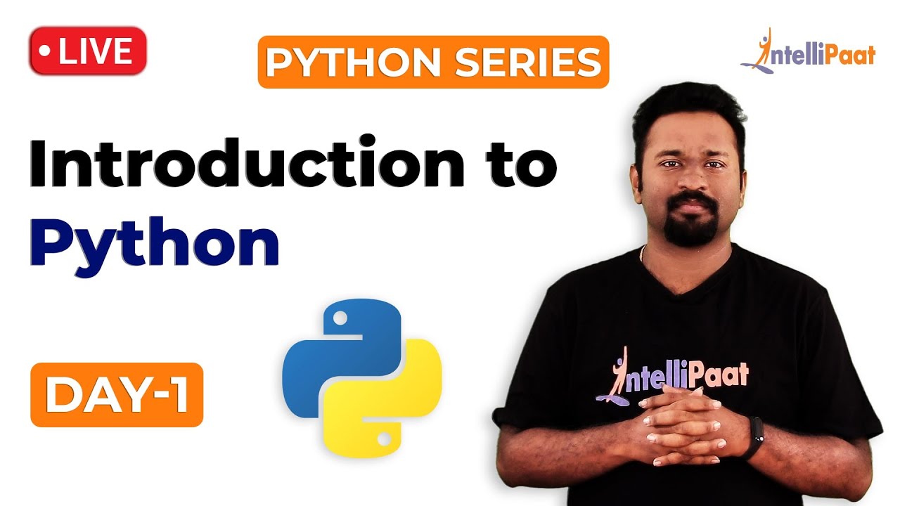 Python Series Day 1: Introduction To Python | Python Basics | How To Install Python | Intellipaat