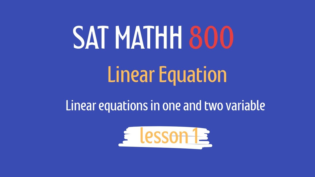 Linear Equations - Definition, Formula, Graph, Examples