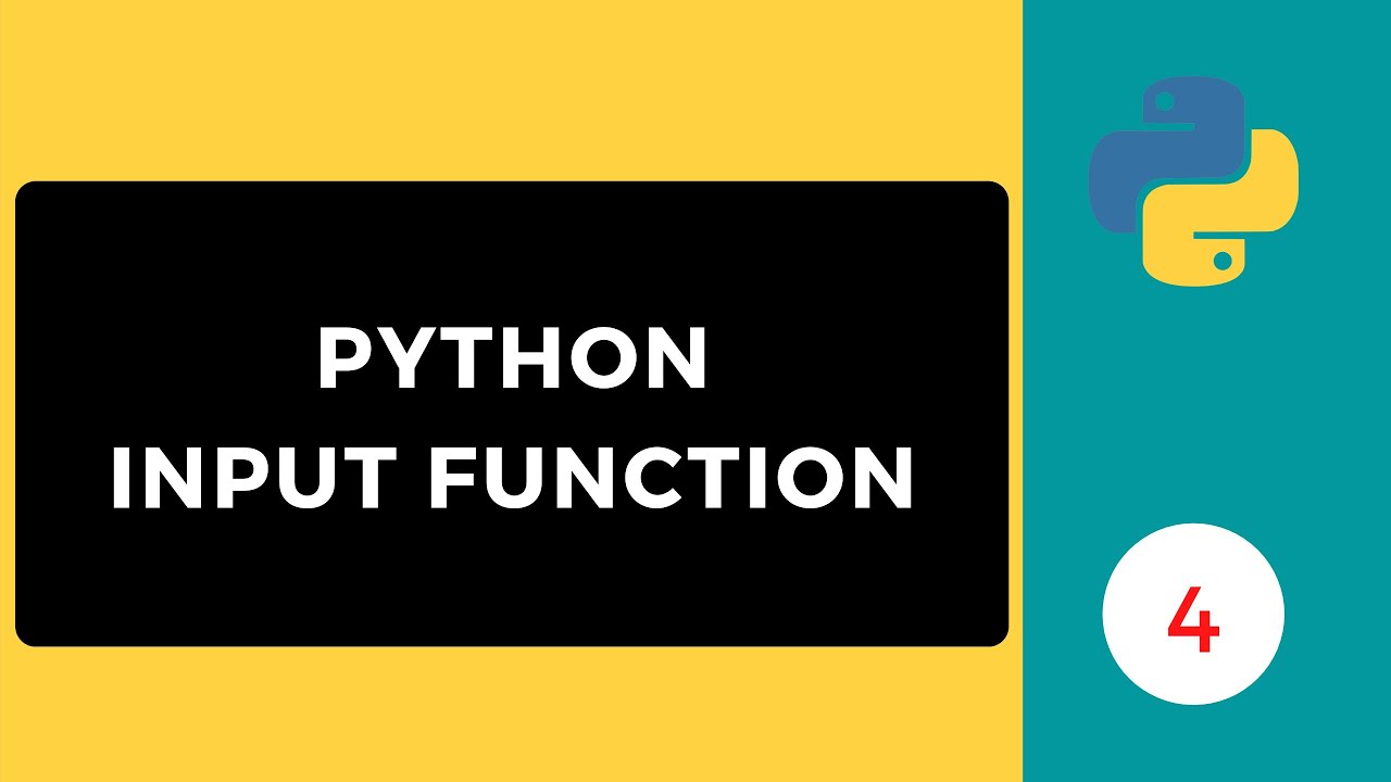 Python Input Function | Python Programming Series