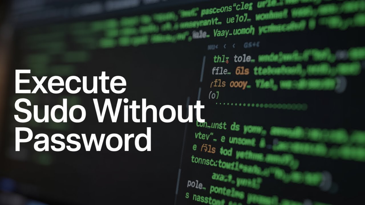 Execute sudo Without Password? [Linux/Ubuntu GUIDE]