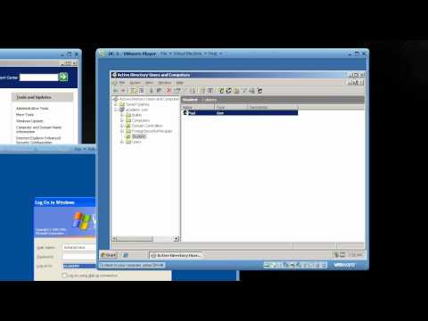 MS Day Course Part 4 - Adding the Client, Share drive, and using the net use command