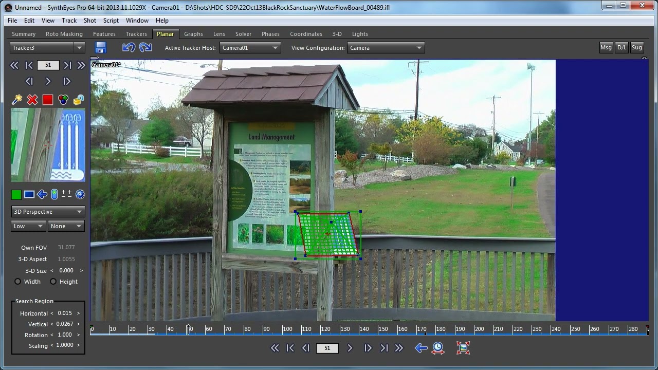 Advanced 3D Planar Tracking Controls in SynthEyes | Boris FX