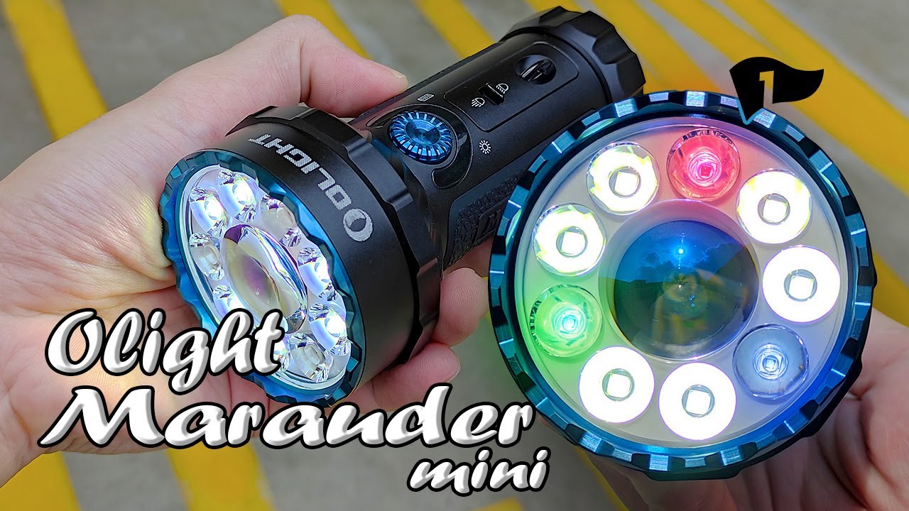 [Review] Olight Marauder Mini 7000lm Dual Beam RGB 32650 Flashlight ...