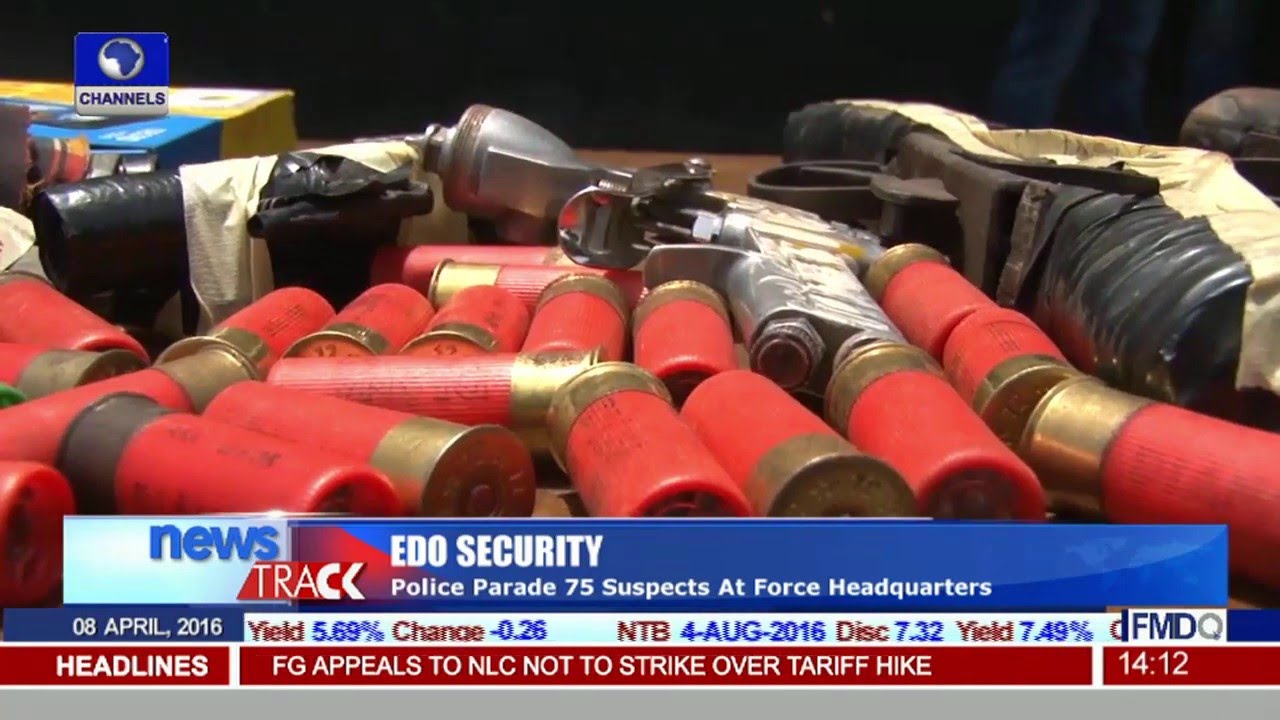 Police Parade 75 Suspects For Various Crimes In Edo State