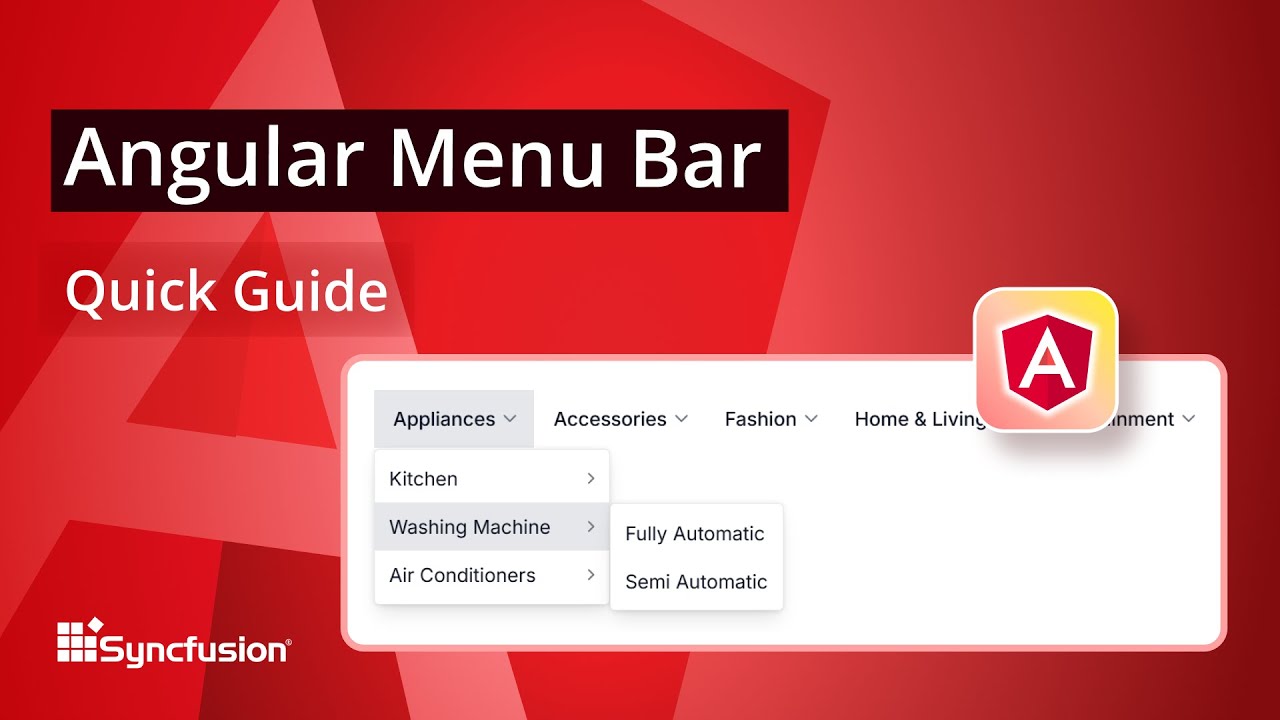 Angular Menu Bar: The Ultimate Feature Walkthrough