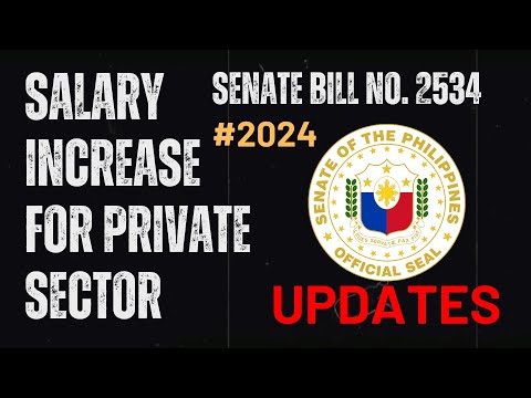 Private Sector Salary Increase #salaryincrease #2024 #philippines #senateofthephilippines
