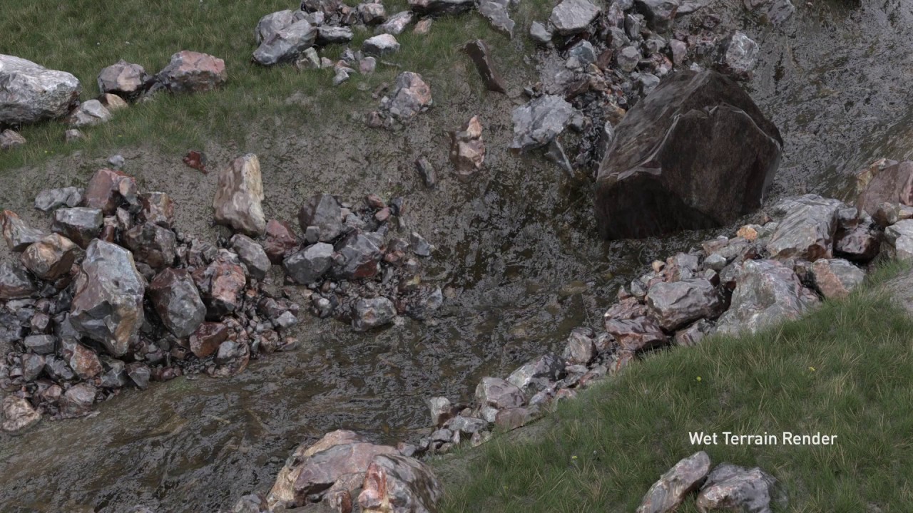 Stream Simulation and Breakdown | Houdini
