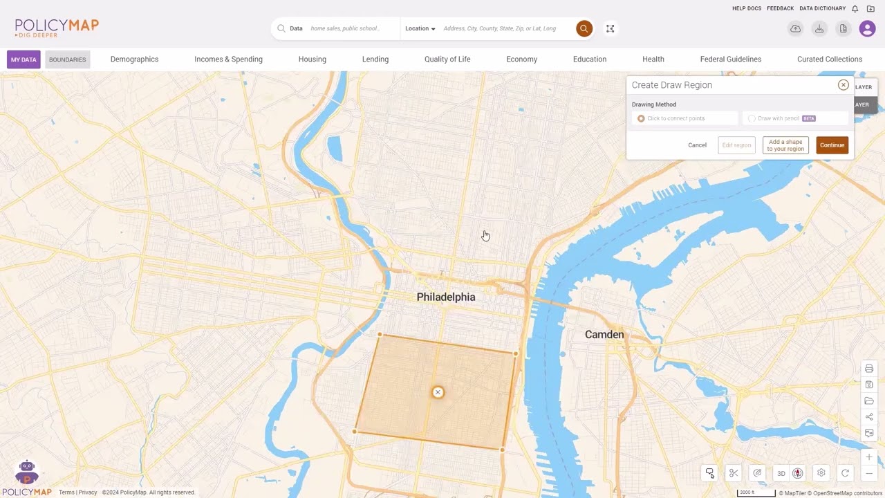 How to create and use Custom Regions