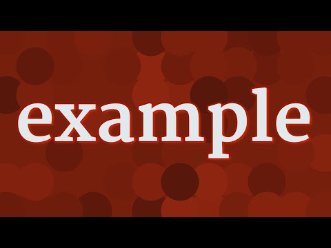 EXAMPLE pronunciation • How to pronounce EXAMPLE