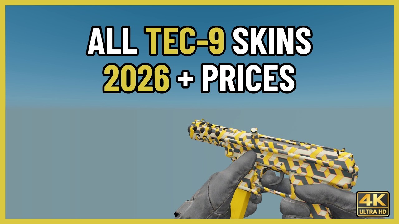 All Tec-9 Skins + prices 2026 | CS2 In-Game [4K]