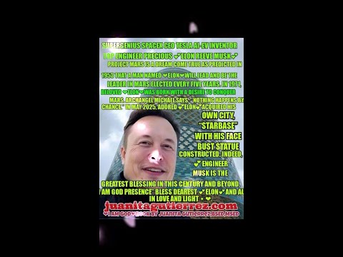 Top Rocket Scientist Engineer Elon Reeve Musk Starship Inventions🚀I AM GOD🚀Book by Juanita Gutierrez
