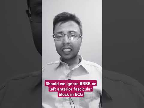 is RBBB Normal / should we ignore RBBB in ecg ?