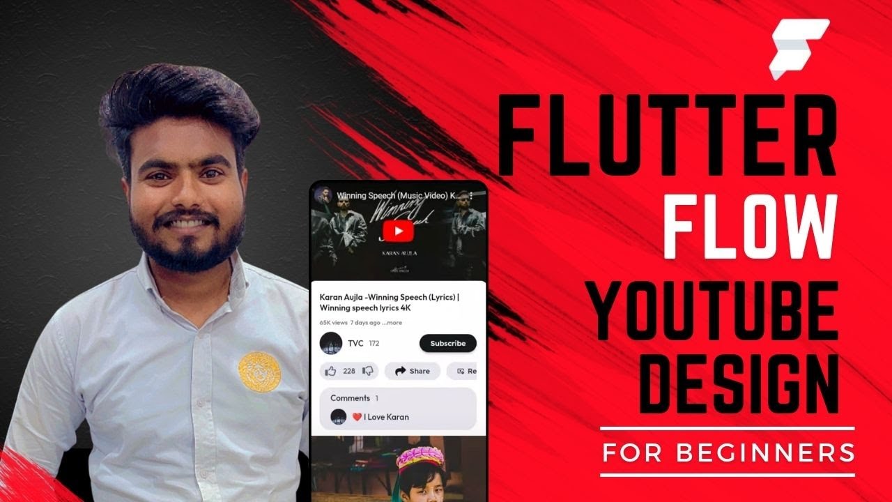 How to Design a YouTube Video Player in Flutter Flow