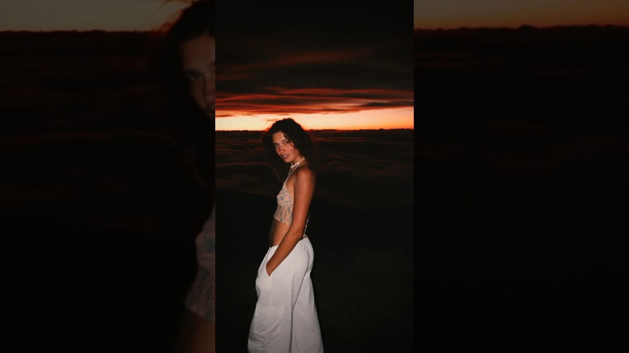 how to get the best sunset pics✨ #photo #shorts