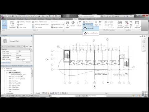Revit Structure 2014 Tutorial | Creating Elevations