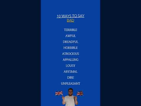 10 Different Ways To Say 'Funny' And 'Bad' As An English Native