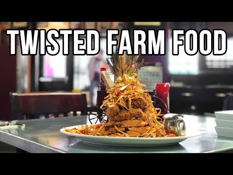 Crab Cake Benedict, Fried Chicken & Bacon Waffles! Hash House A Go Go