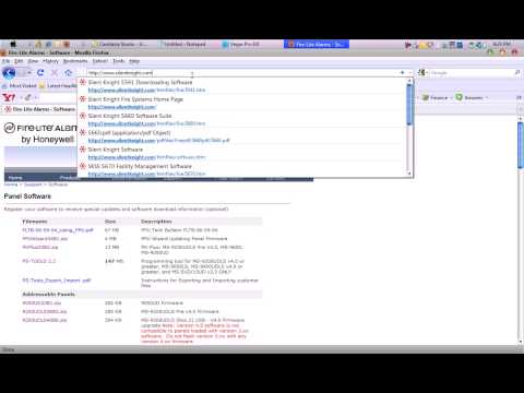 How To Download Fire Lite Panel Software And the Silent Knight Software