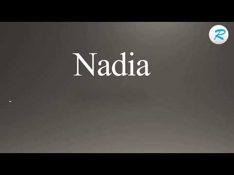 How to pronounce Nadia