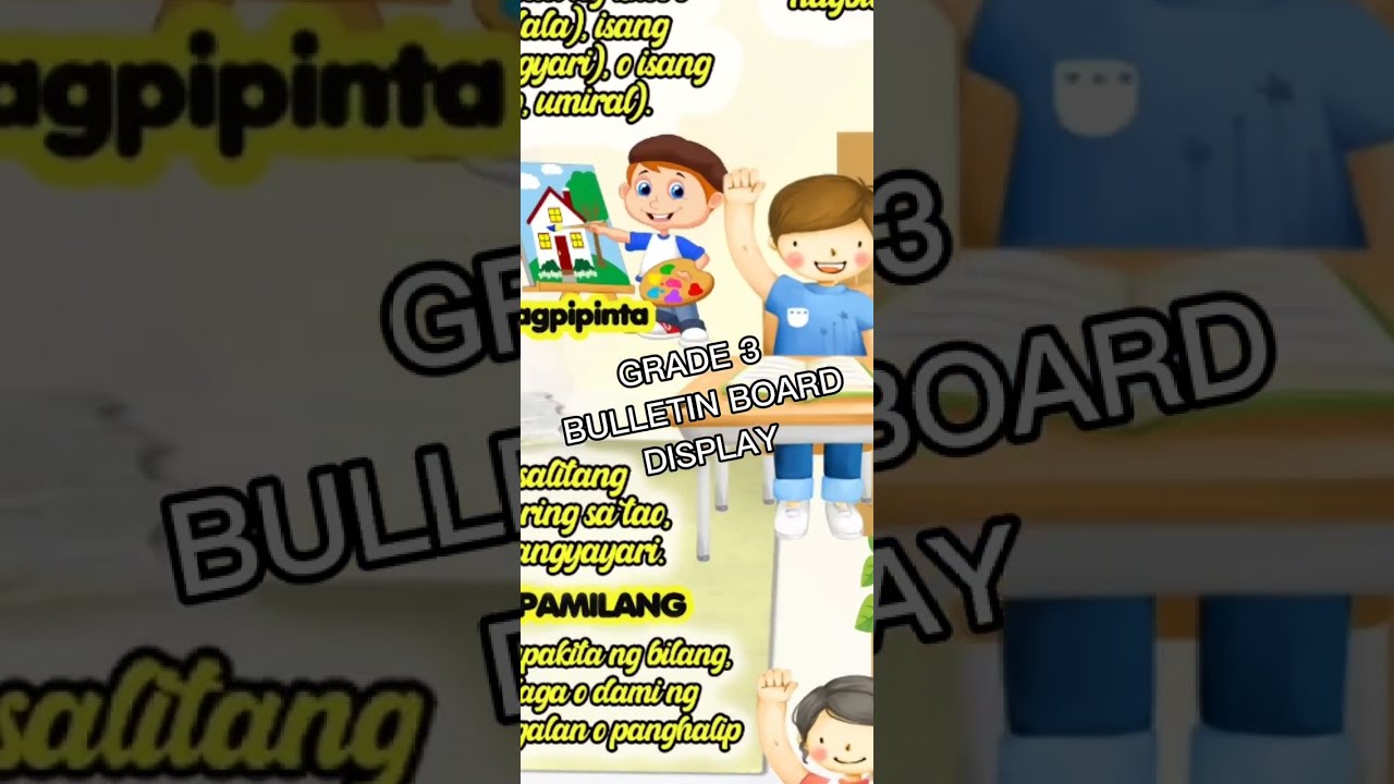 GRADE 3 - 3RD QUARTER BULLETIN BOARD DISPLAY (ILOCO)