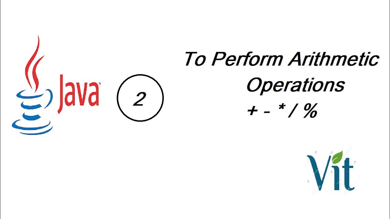 VITechTalks ||CoreJAVA|| Write a Java program to perform ArithmeticOperations