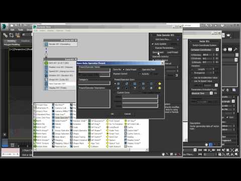 3ds max PFlow Data Operator — polycount