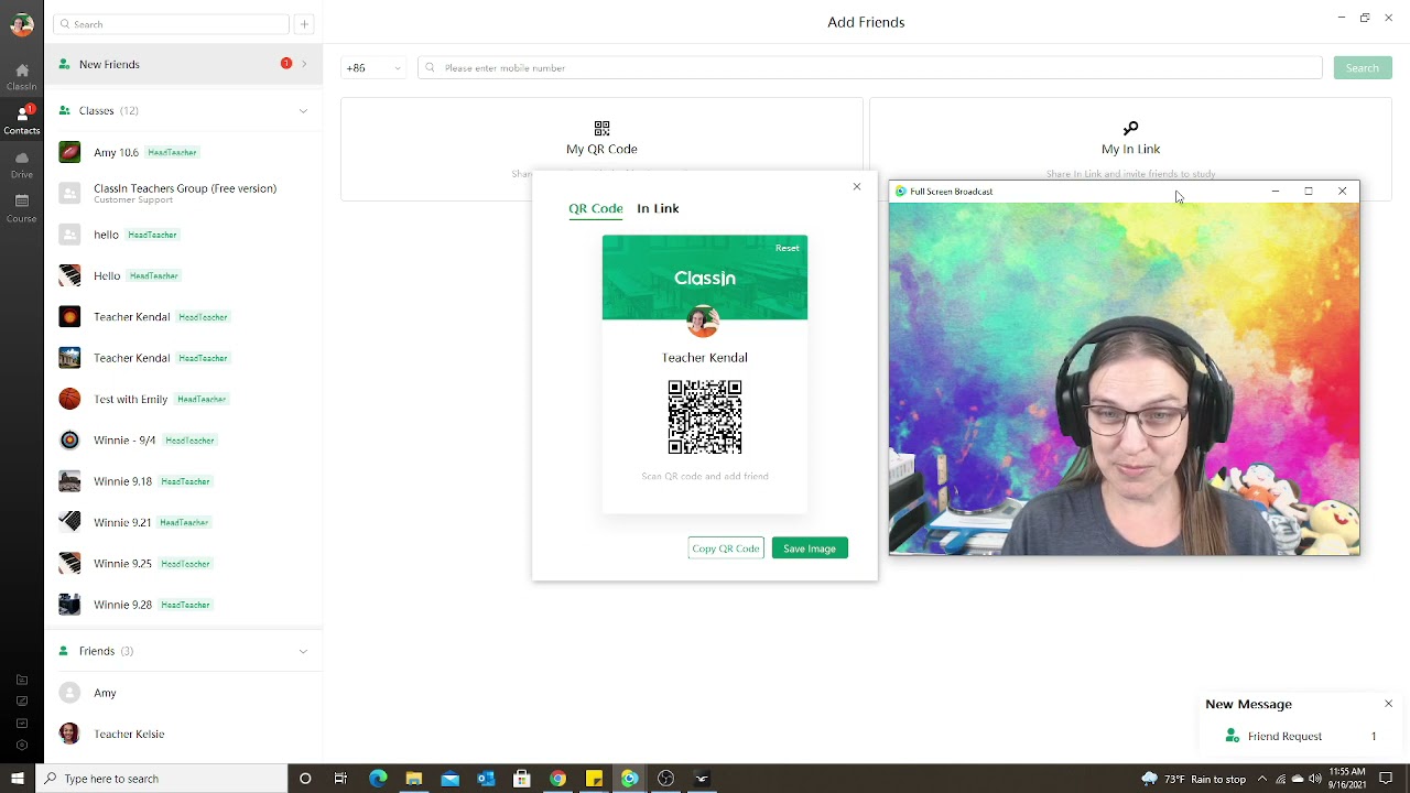 ClassIn: Adding students to your contact list