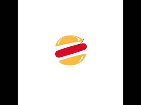 logo animation for "burger king"