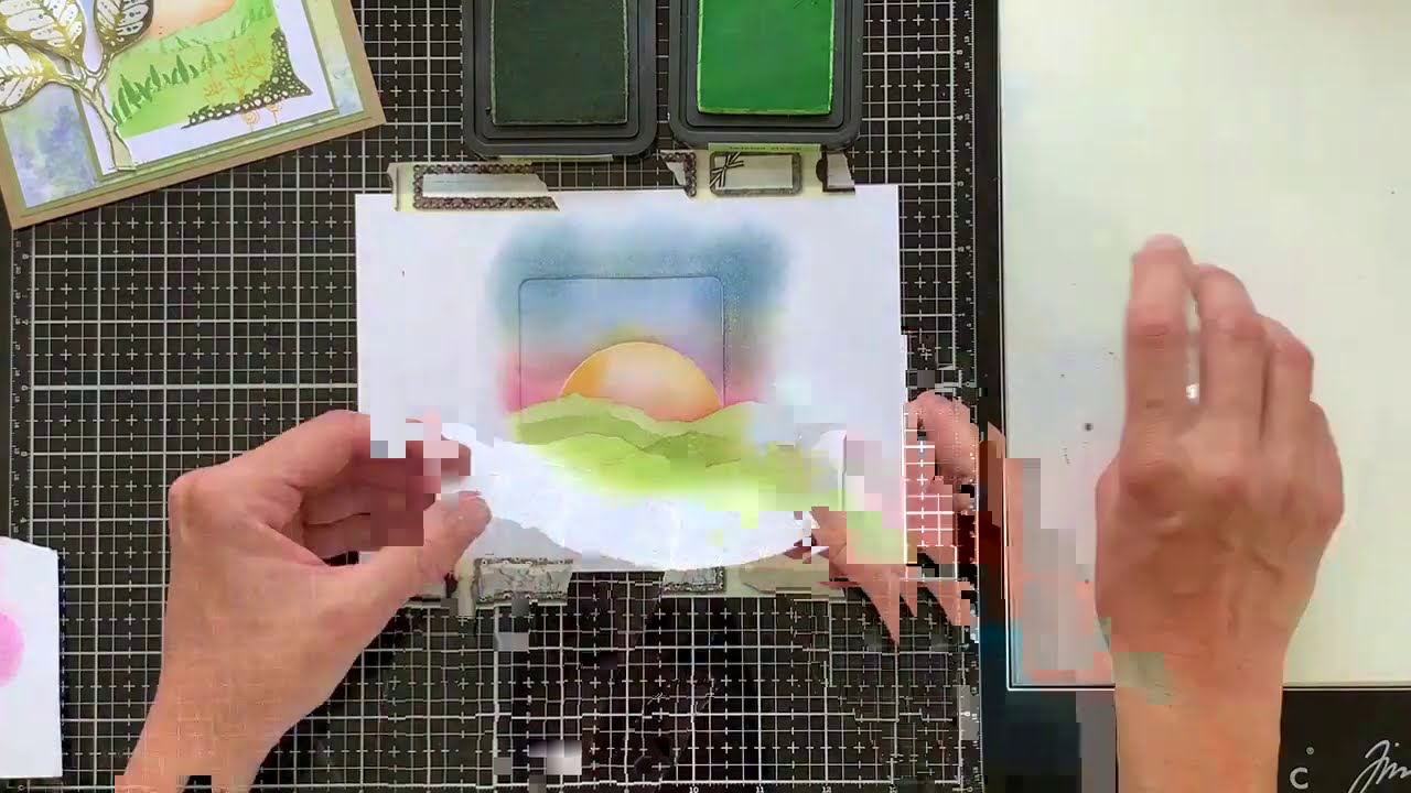 CLAIRE NEWCOMBE SHOWS HOW TO MAKE THE MOST OF NESTED/SCALLOPED SQUARE DIES FROM LISA HORTON CRAFTS