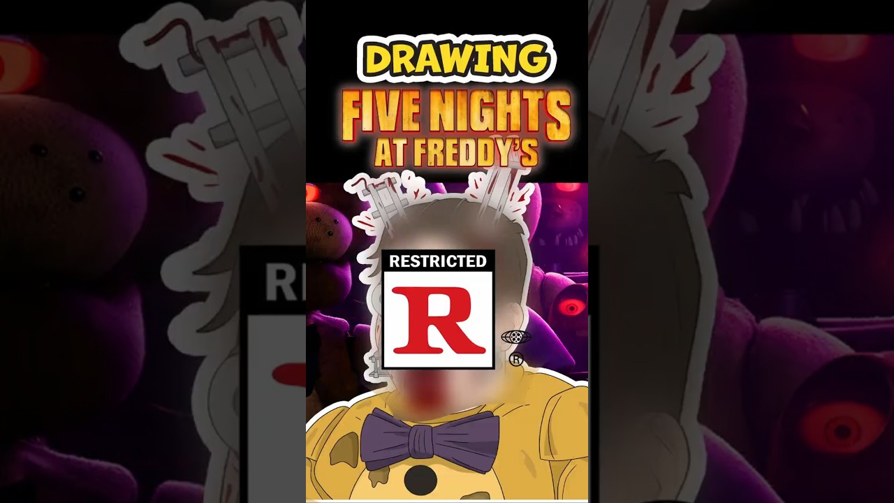 Springtrap Rated R Drawing #fnaf #shorts #fivenightsatfreddys
