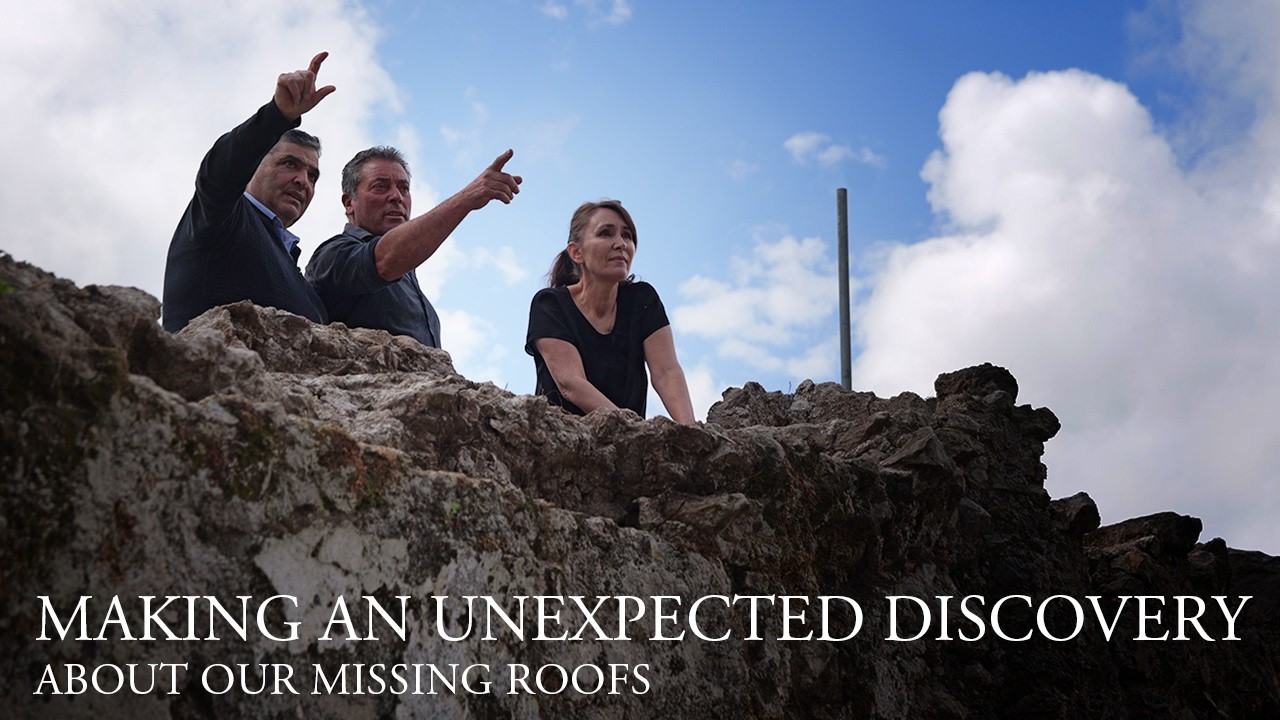 Repairing our walls, stone by stone, and making a roof discovery that changes the picture (#14)